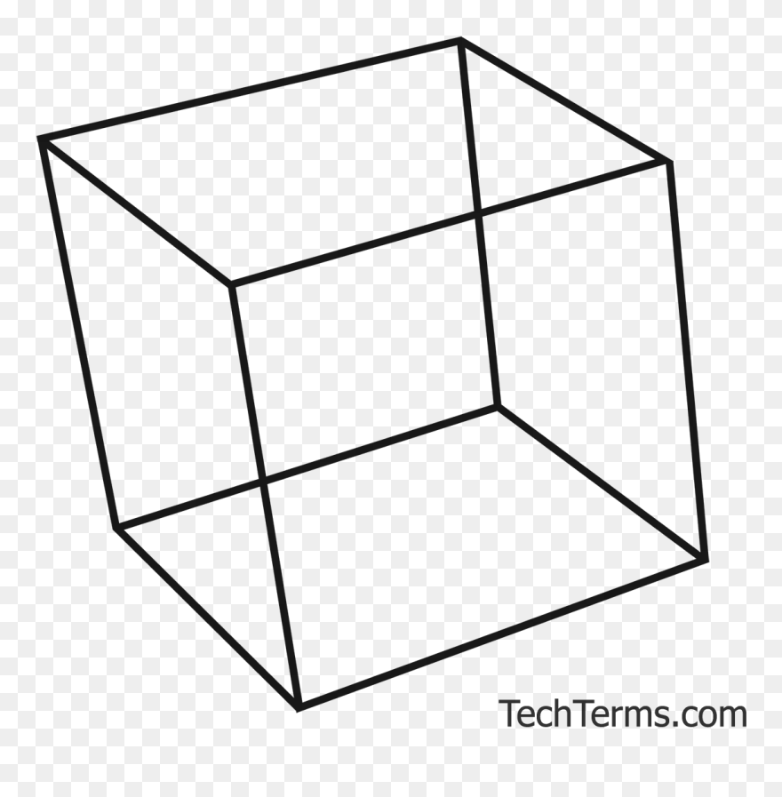 Transparent 3d Cube Png - Wireframe Cube Png Clipart (#5412791 ...