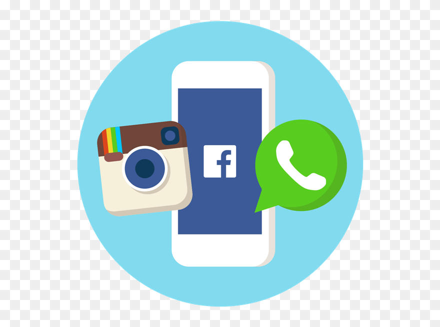 Download Instagram Whatsapp Facebook Png Clipart (#5414419) - PinClipart