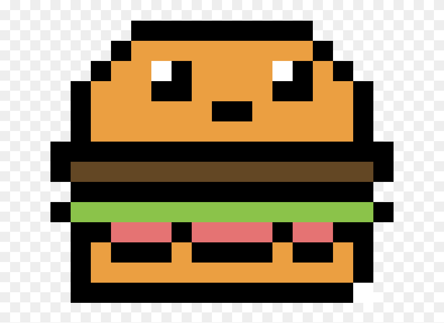 Minecraft Hamburger Pixel Art Clipart (#5416070) - PinClipart