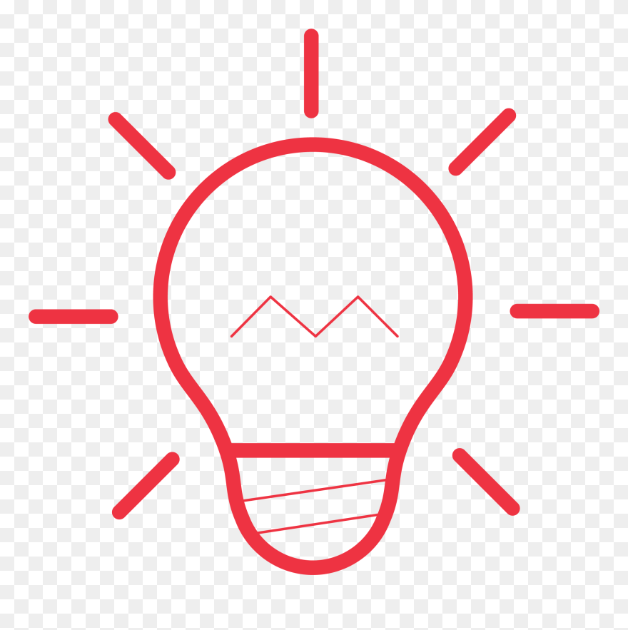 Light Bulb Icon Red Png Clipart (#5418280) - PinClipart