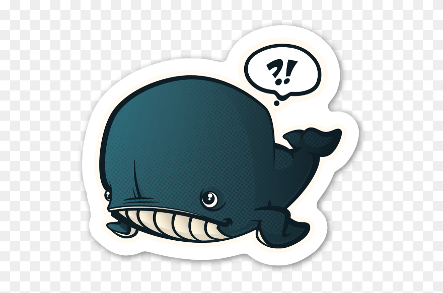 Confused Lil - Cartoon Confused Whale Clipart (#5421999) - PinClipart