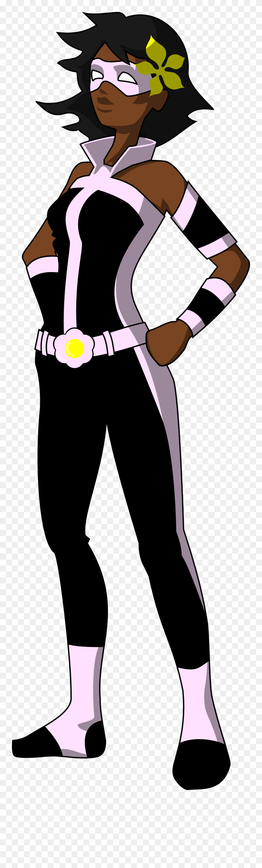 Heroine - Clipart - Flower Superhero - Png Download (#5422102) - PinClipart