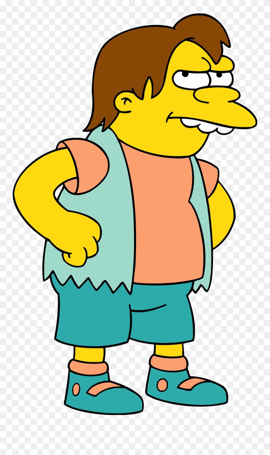 Simpsons Barney Png - Nelson Muntz Clipart (#5422313) - PinClipart