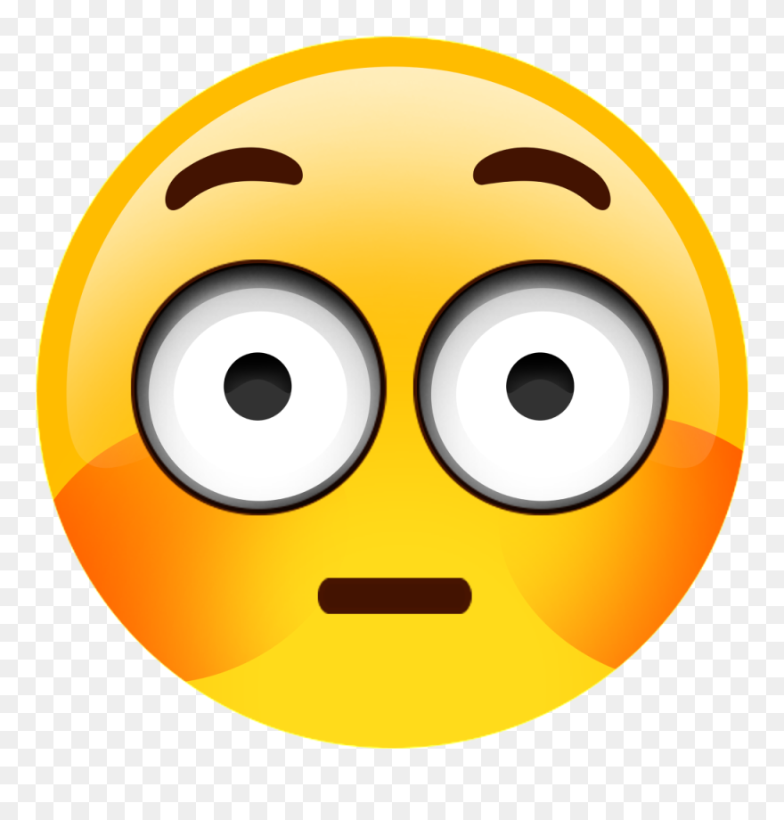 Blushing Flushing Emoji Sticker Embarrassment - Blushed Emoji Png ...