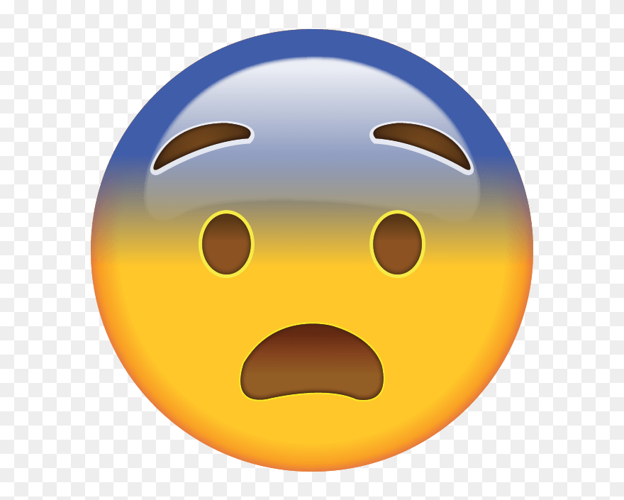 Emoji Emoticon Icon - Scared Emoji Png Clipart (#5422855) - PinClipart