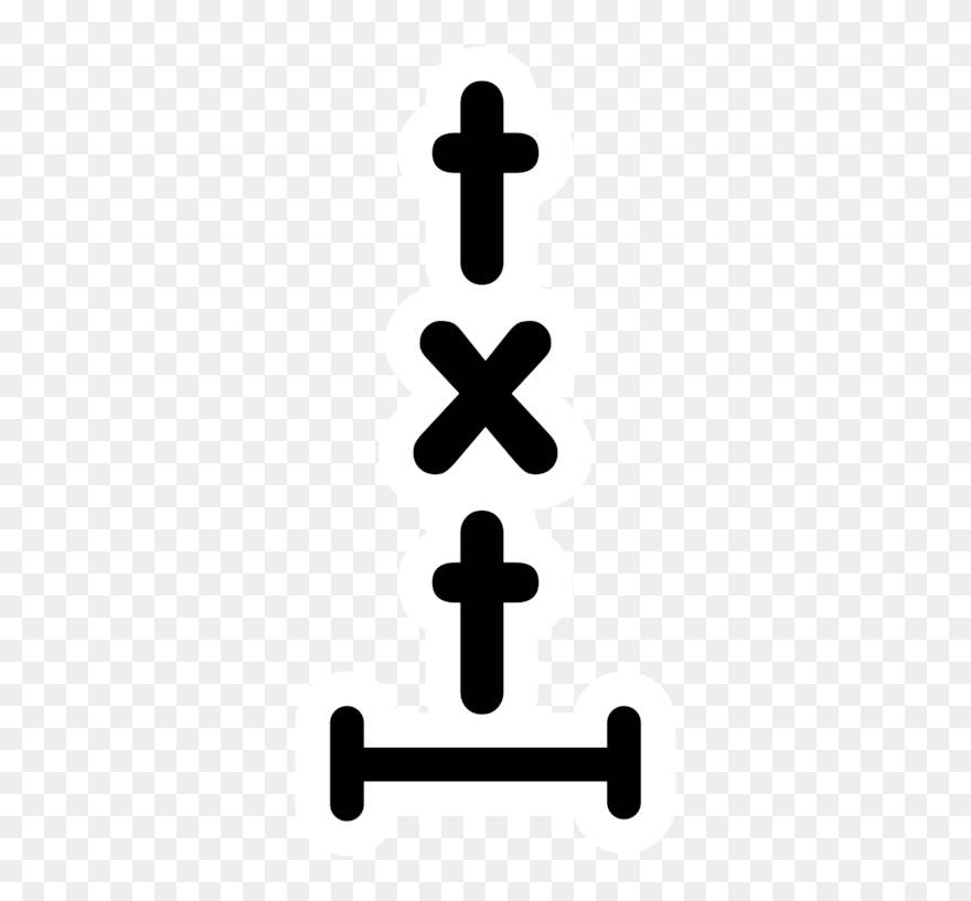 Line,symbol,cross - Cross Clipart (#5423084) - PinClipart