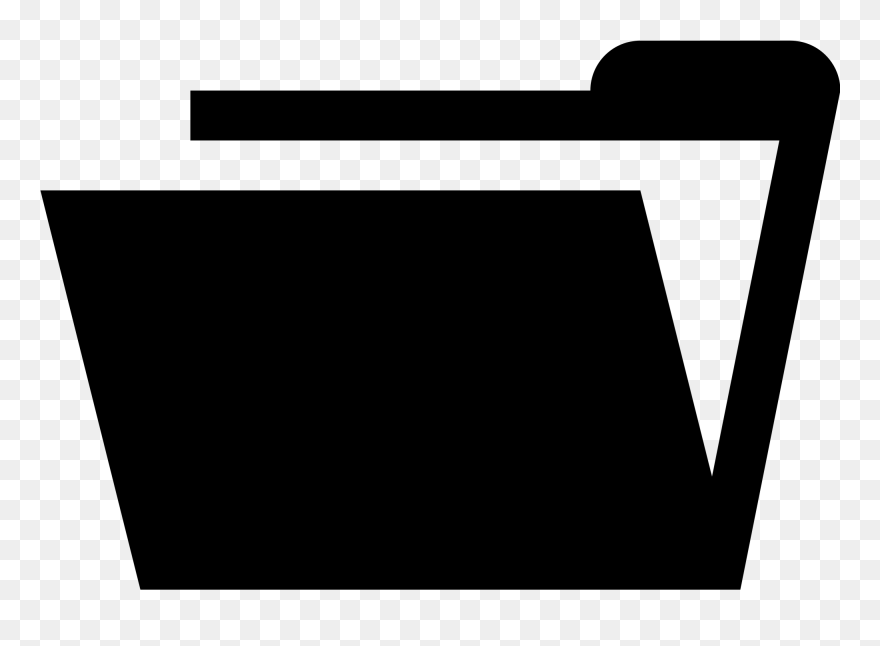 Clipart Freeuse File Simpleicons Interface Open Shape - Open Folder ...