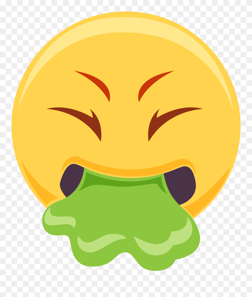 Computer Icons Clip Art Transprent - Transparent Background Puke Emoji ...