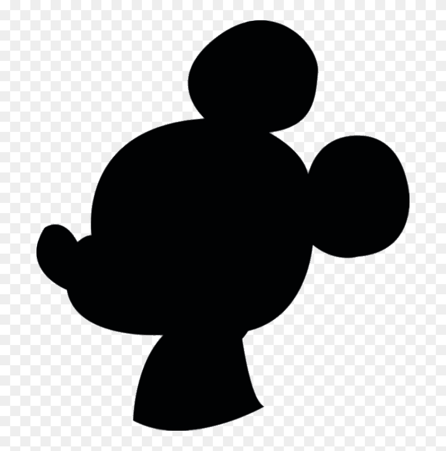 Disney Mickey Mouse Silhouette Clipart (#5435406) - PinClipart