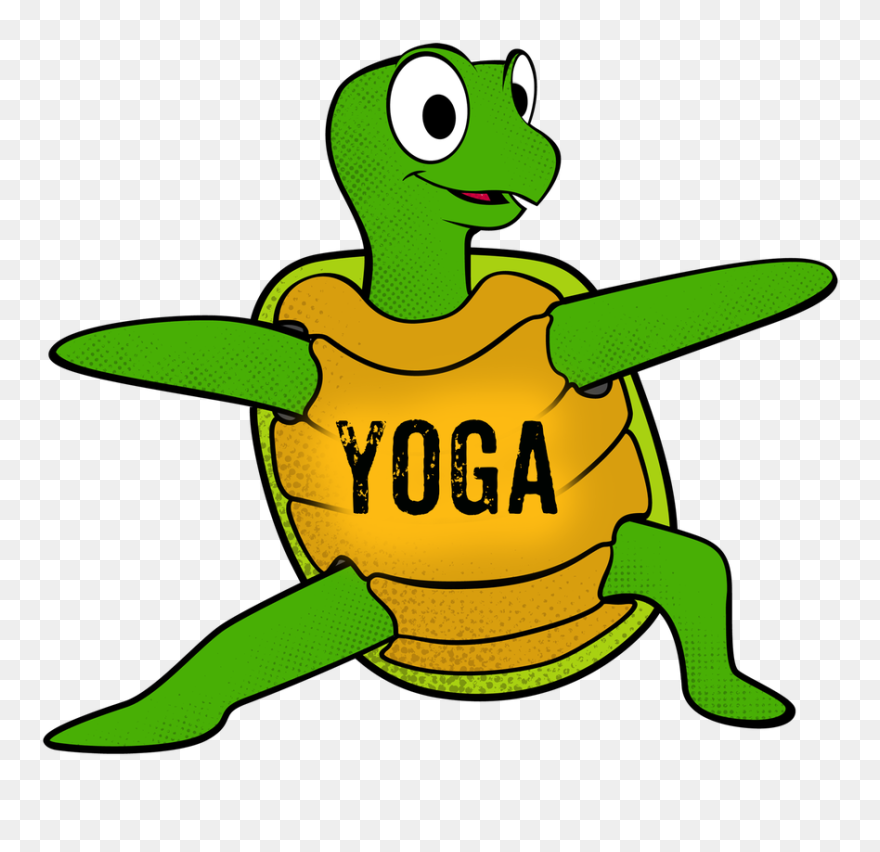 Picture - Cartoon Turtle Doing Yoga Clipart (#5436991) - PinClipart