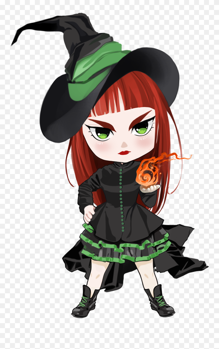 Clip Art Halloween Witch Skull Bat Pumpkin Poison Potion - Illustration ...