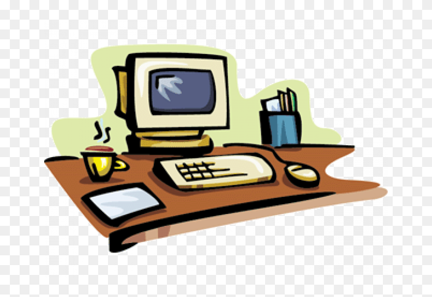 Transparent Workplace Clipart - Work Office Clip Art - Png Download ...