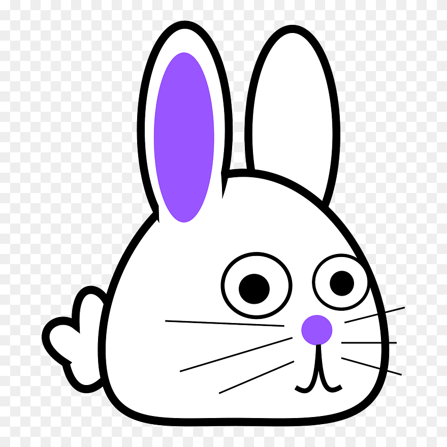 Download Cartoon Bunny Clipart - Easter Bunny Drawing Easy For Kids ...
