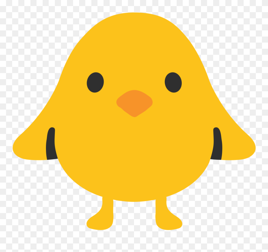 File - Emoji U1f425 - Svg - Android Bird Emoji - Cartoon Clipart ...
