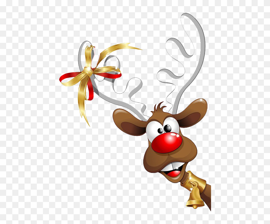 Rudolph Png Hd - Transparent Christmas Reindeer Png Clipart (#5446910 ...