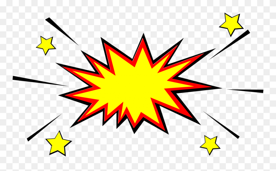 Boom Clipart Star Explosion - Cartoon Comic Explosion Png Transparent ...