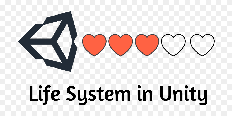 Life System In Unity - Unity 3d Clipart (#5449613) - PinClipart