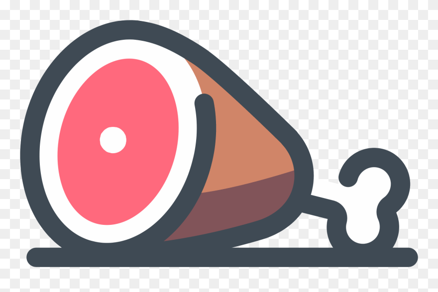 Ham Transparent File - Ham Icon Png Clipart (#5453234) - PinClipart