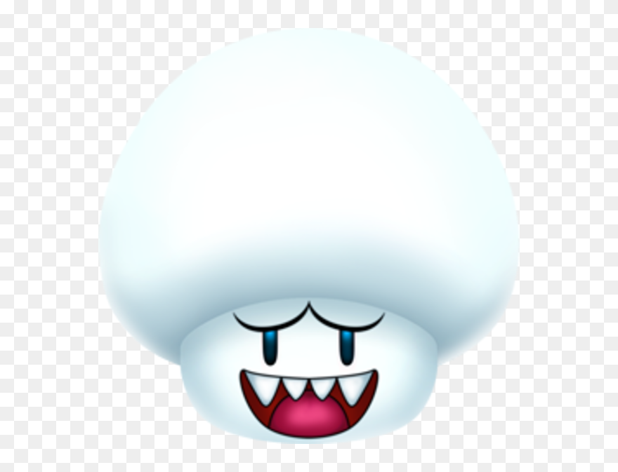 Boo Mushroom - Mario Boo Mushroom Clipart (#5454345) - PinClipart