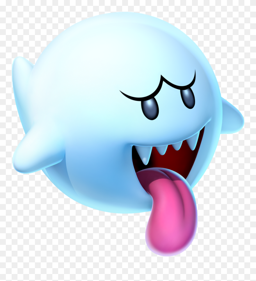 Download Clipart Ghost Booed - New Super Mario Bros U Boo - Png ...