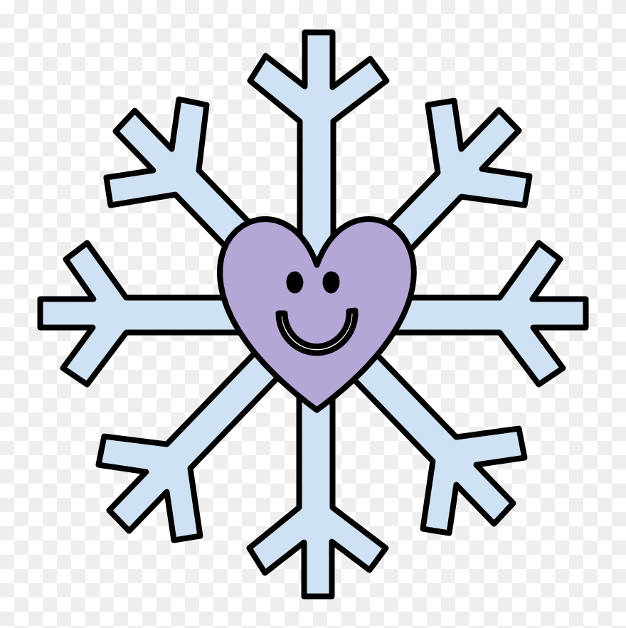 Snowflake, Smiley Face, Heart, Purple - Our Family Is Just The Right ...