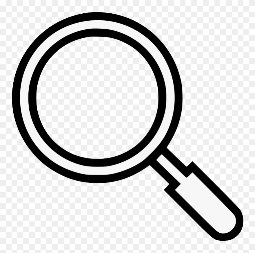 Investigation Magnifying Glass Transparent - Investigation Icon Clipart ...