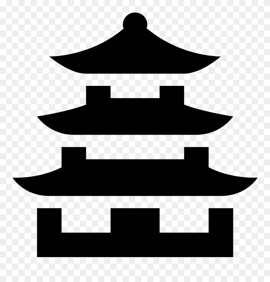 Pagoda Clipart Chinatown - Pagoda Icon Png Transparent Png (#5466924 ...