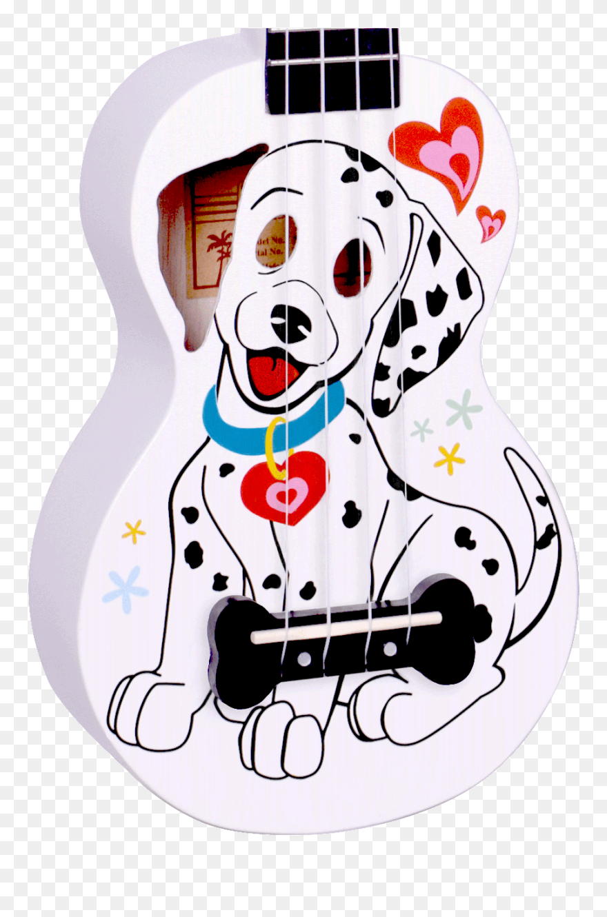 Mahalo Ma Dawt Art - Mahalo Ukulele Dalmatian Clipart (#5467016 ...