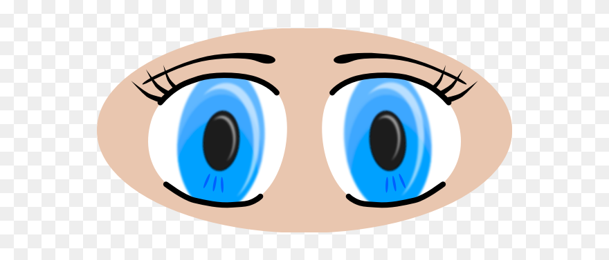 Anime Eyes Vector Illustration - Looking Eyes Classroom Rules Clipart ...
