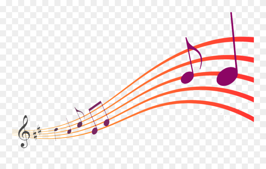 Colorful Music Notes Transparent Background Clipart (#5468237) - PinClipart