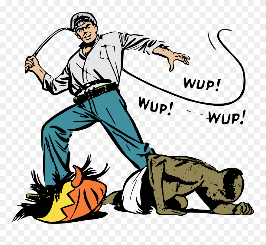 Ivory Trader Whipping Old - Someone Getting Whipped Cartoon Clipart ...