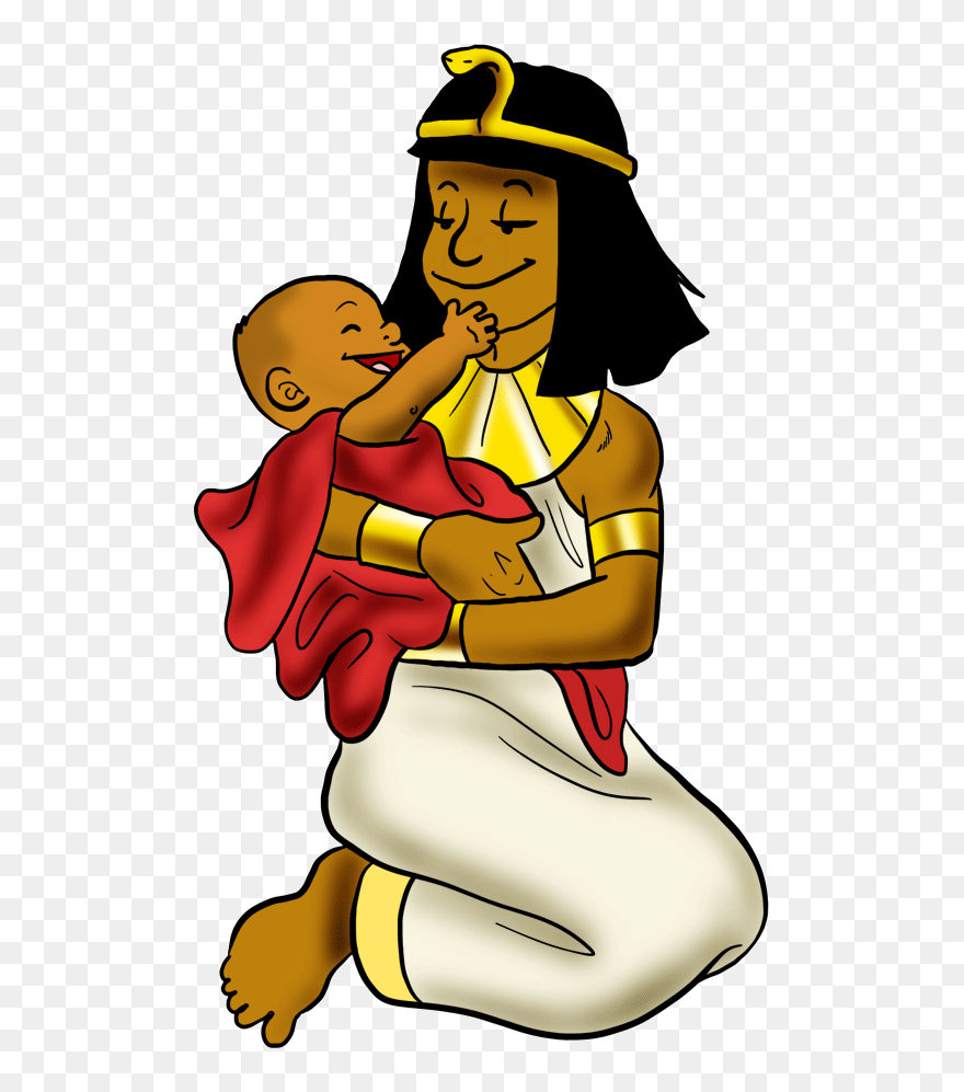 Download Moses Clipart Moshe - Baby Moses And Pharaoh's Daughter - Png ...