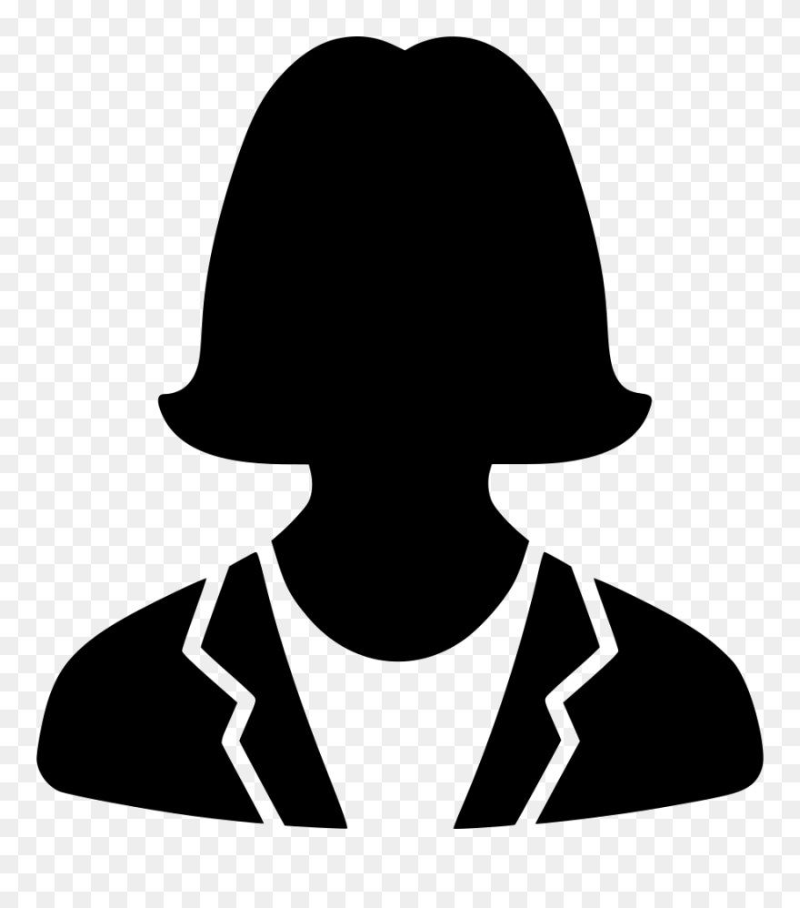 Contact Profile User Default Female Suit Svg Png Icon - Profile Image ...
