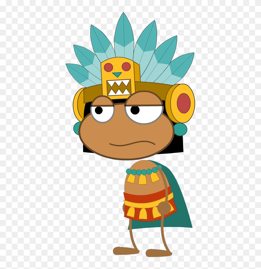 Aztecking - Cartoon Aztec Warrior Clipart (#5479285) - PinClipart