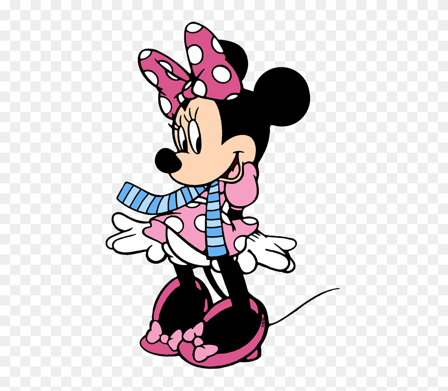 Winter Minnie Mouse Clipart - Png Download (#5481733) - PinClipart