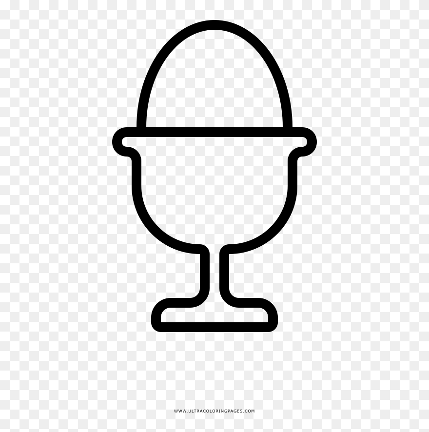 Egg Cup Coloring Page Clipart (#5483258) - PinClipart
