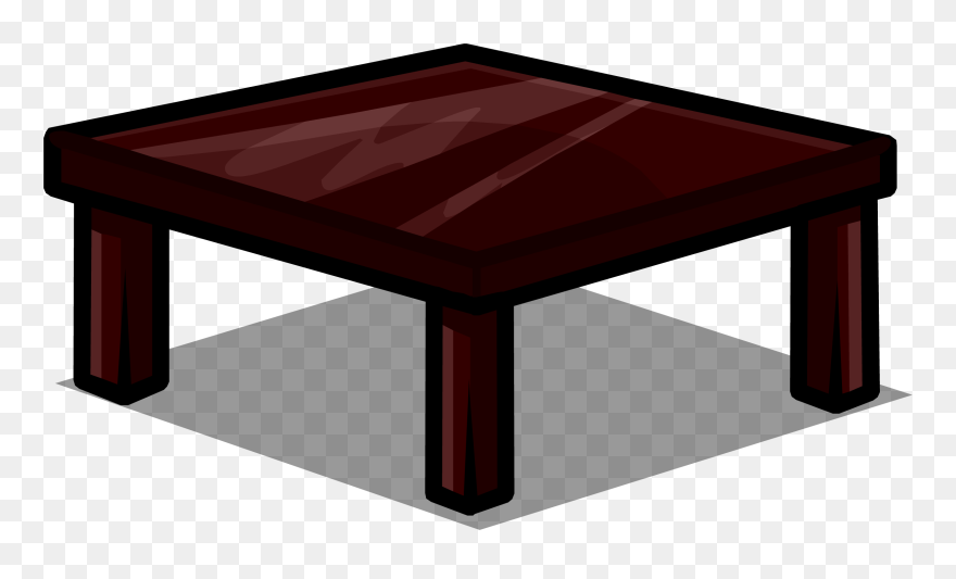 Desk Clipart Square Table - Square Table Clipart - Png Download ...