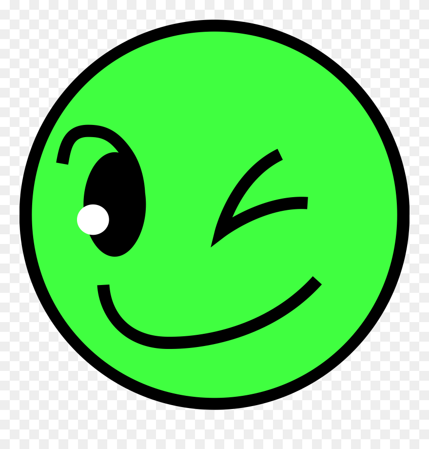 Download Smiley Face Clip Art - Green Smiley Face .png Transparent Png ...