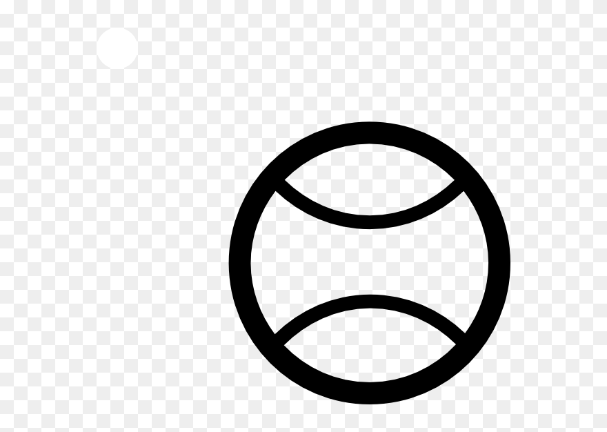 Download Tennis Ball And Racket Black And White Clipart - Free Cartoon ...