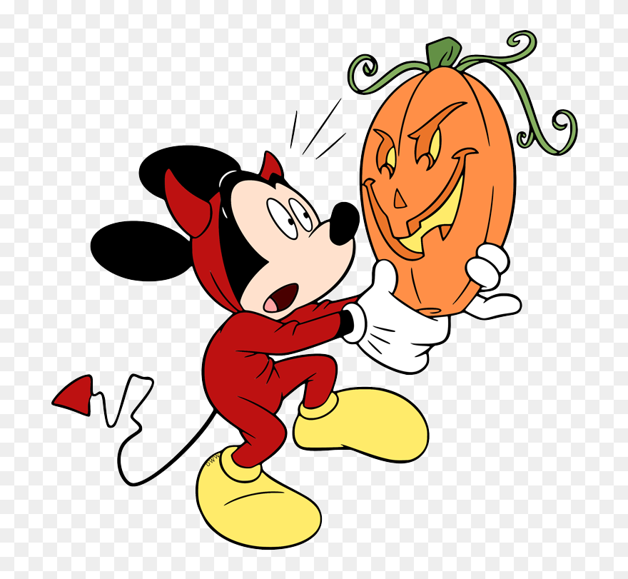 Mickey Disney Halloween Png Clipart (#5492238) - PinClipart