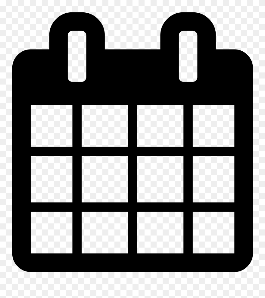 Font Awesome Icons Png Download - Dark Blue Calendar Icon Clipart ...