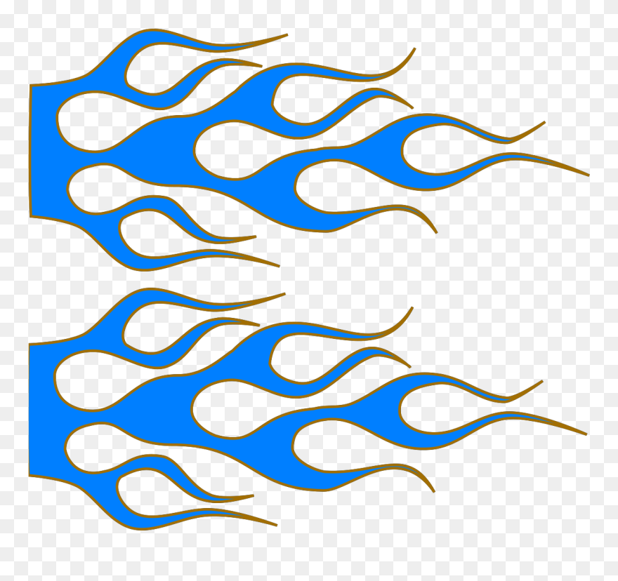 Racing Flames Clip Art - Png Download (#5499332) - PinClipart