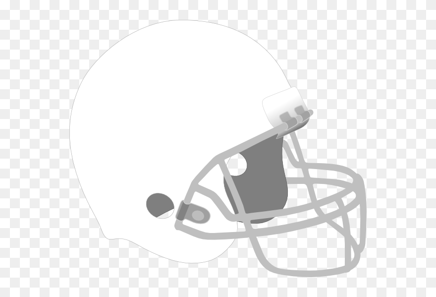 Transparent Helmet Clipart - White Football Helmet Clip Art - Png ...