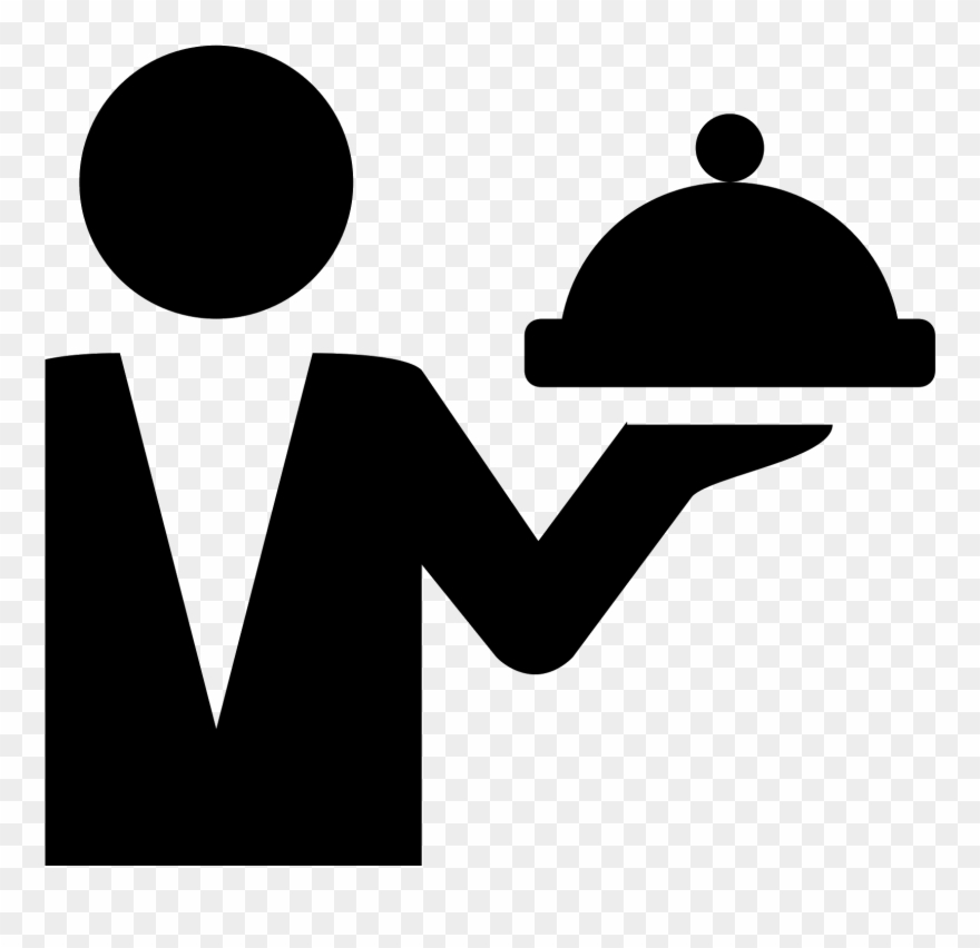 This Icon Features A Nondescript Person In A Uniform - Waiter Icon ...
