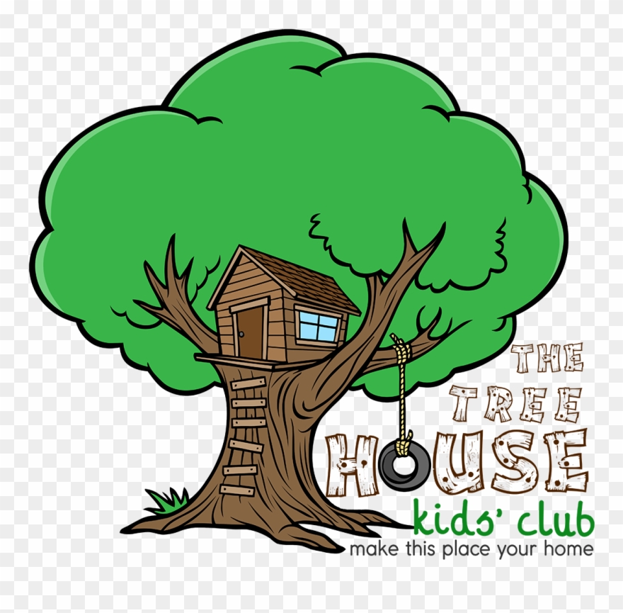 The Treehouse Kids' Club Is A Wednesday After School - Cartoon Tree ...
