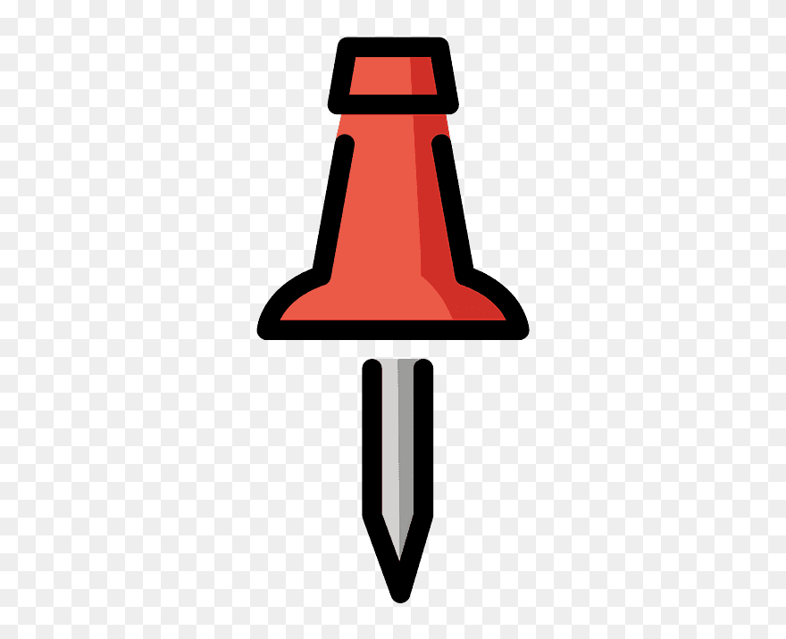 Pushpin Emoji Clipart Png Download 5501224 Pinclipart