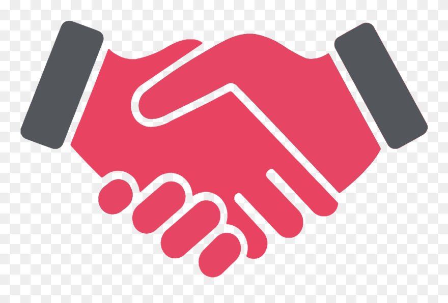 Clipart Blue Handshake , Png Download - Handshake Icon Png Transparent ...