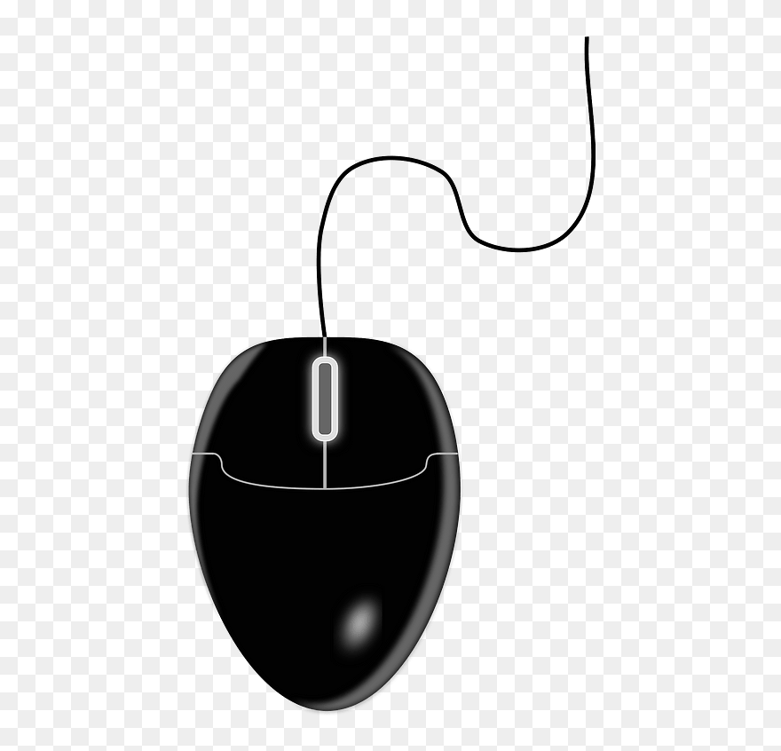 Download Black Mouse Clipart - Black Computer Mouse Clipart - Png ...