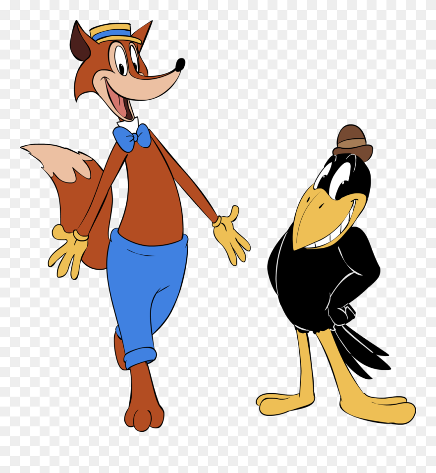 Image - Fox And Crow Columbia Cartoon Clipart (#5503861) - PinClipart
