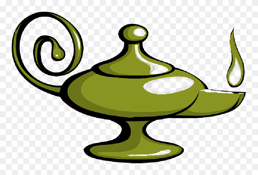 Three, Lamp, Cartoon, Free, Magic, Lantern, Oil, Genie - Oil Lamp ...